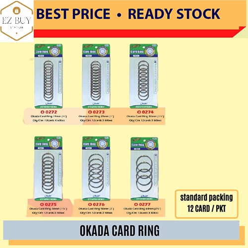 Card Ring (19mm-63mm)/ Paper Book Rings / Binding Ring / Binder Ring ...