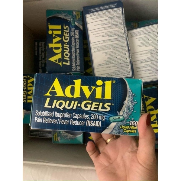Advil Gel Pain Reliever 160 Tablets (Box) | Shopee Malaysia