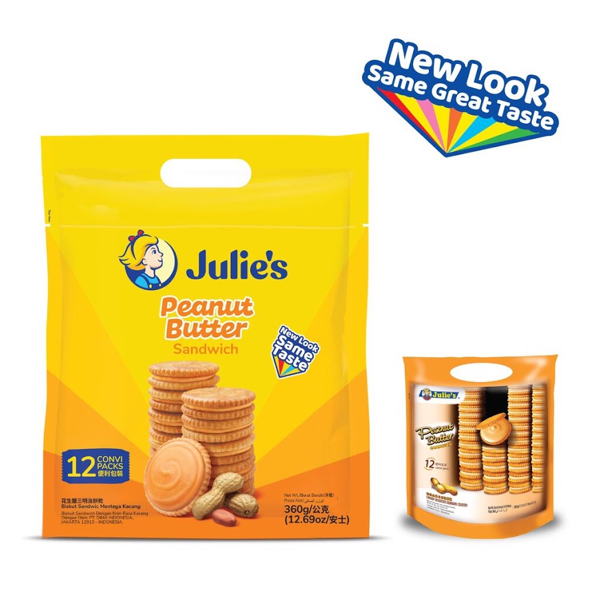 Julie's Peanut Butter Sandwich 12 Convi-Packs (360g) | Shopee Malaysia