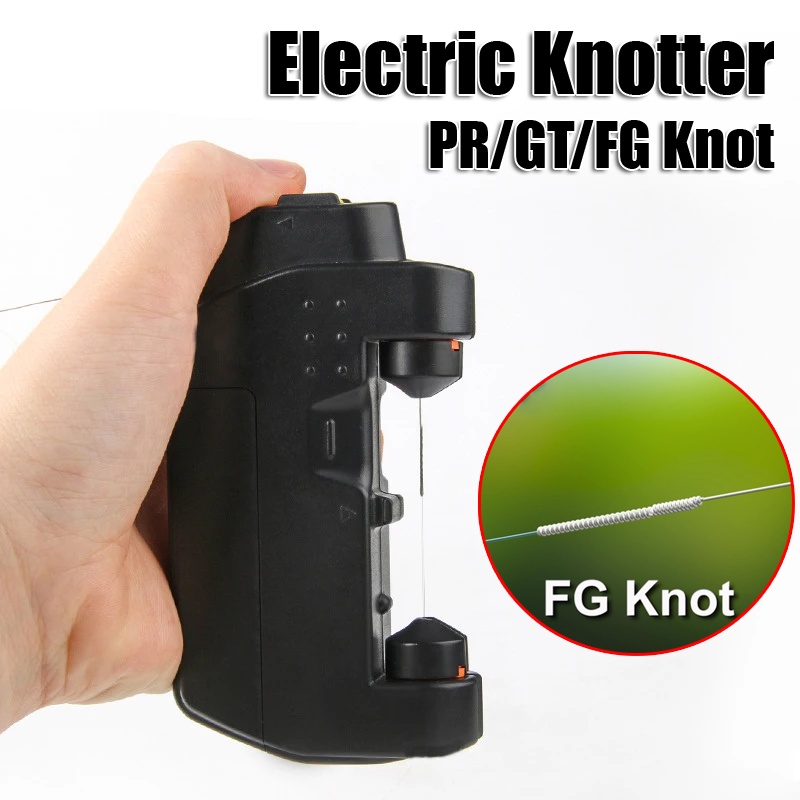 Electric FG Knot Knotter PR Knot GT Knot Assist Fishing Knotting Leader Bobbin Wire Binder Tools ...