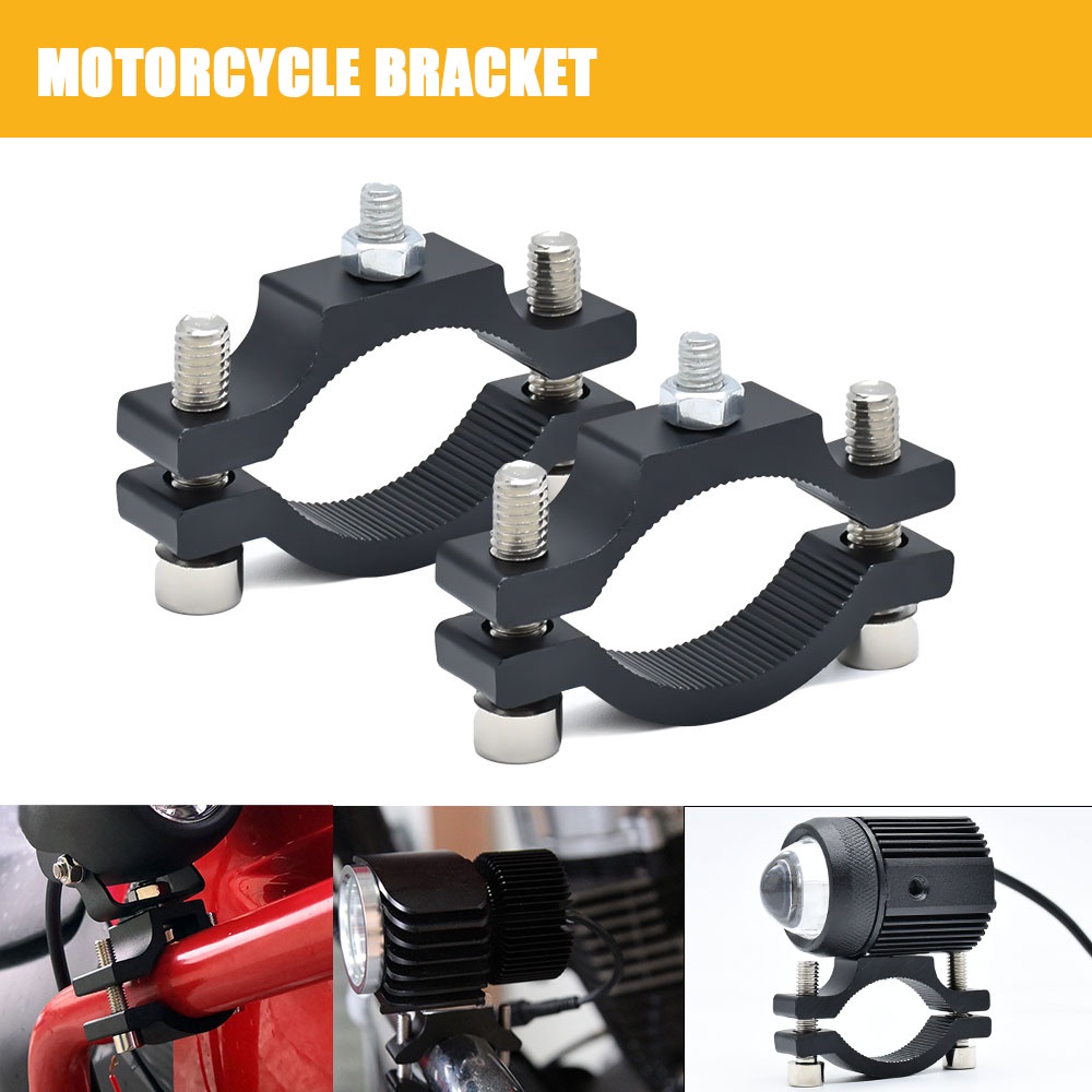 19mm-33mm Motorcycle Spotlight Bracket Handlebar Bracket Fixed Lamp ...
