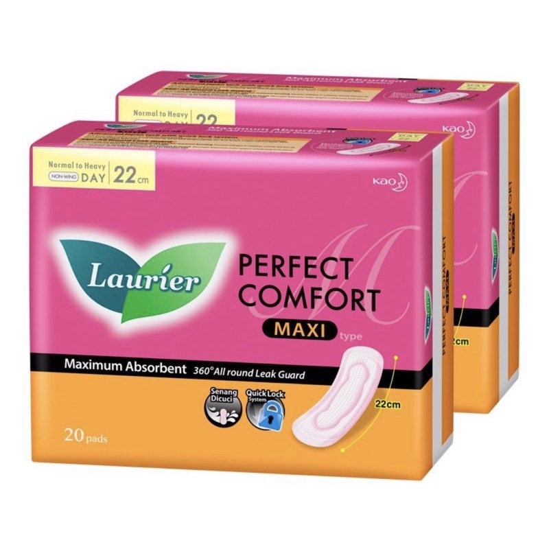 Laurier Super Maxi 20's x 2 HTM Pharmacy | Shopee Malaysia