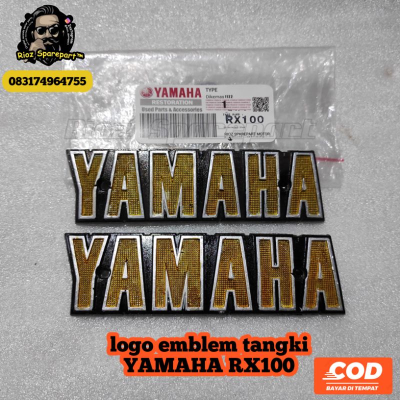 Tengki yamaha rx100 rx 100 tank emblem logo | Shopee Malaysia