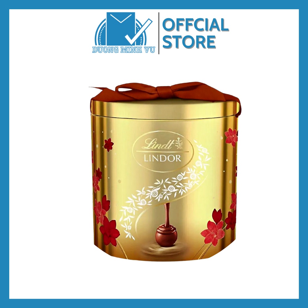 [Gift Box] Lindt Lindor Chocolate Oval Tin 144g Mixture | Shopee Malaysia