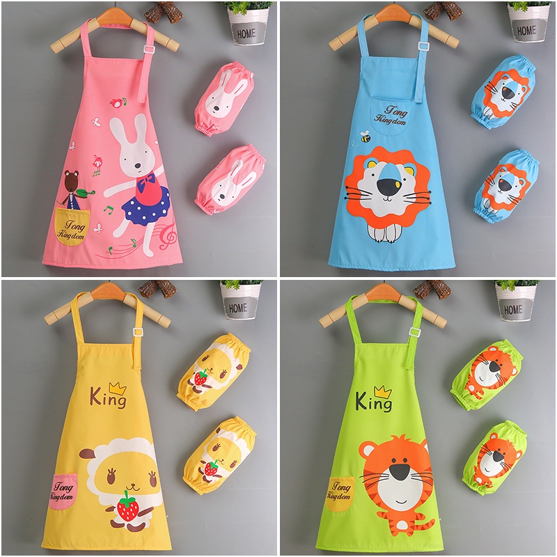 Seni lukisan apron kanak-kanak lukisan pakaian dapur rumah kanak-kanak ...