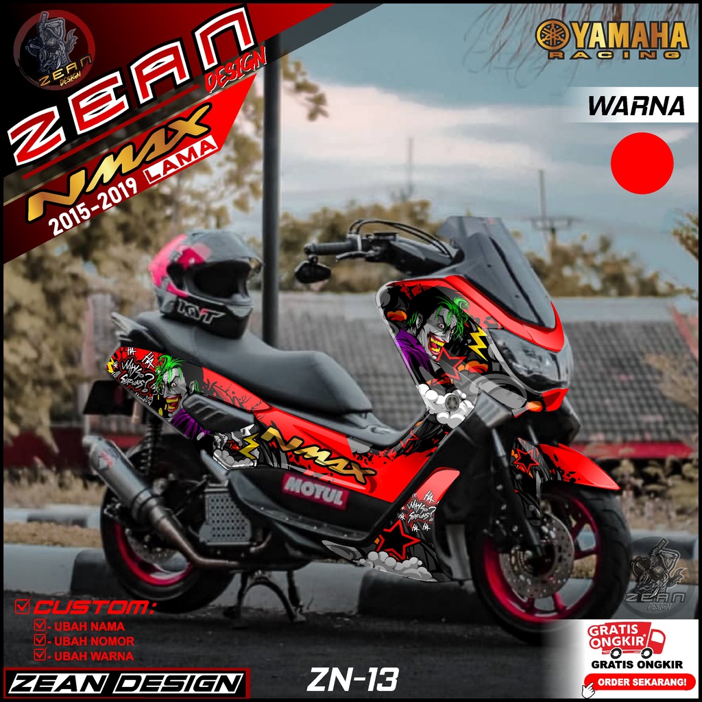 Decal Sticker Yamaha NMAX 155 Old Fullbody - Dekal Sticker NMAX Lama ...