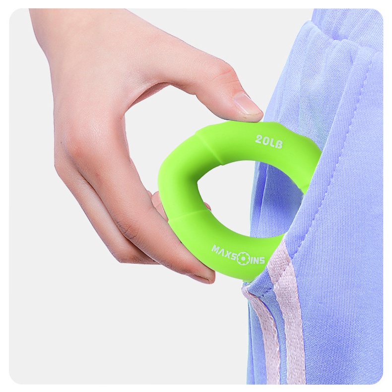 Finger Grip Silicone Strength Trainer Stroke Physio Hand Exercise ...