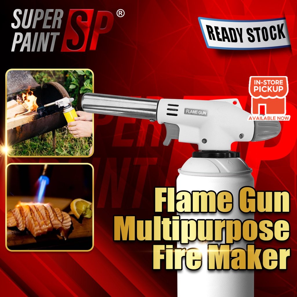 Multipurpose Gas Torch Flame Gun Camping Butane Burner Welding Burning ...
