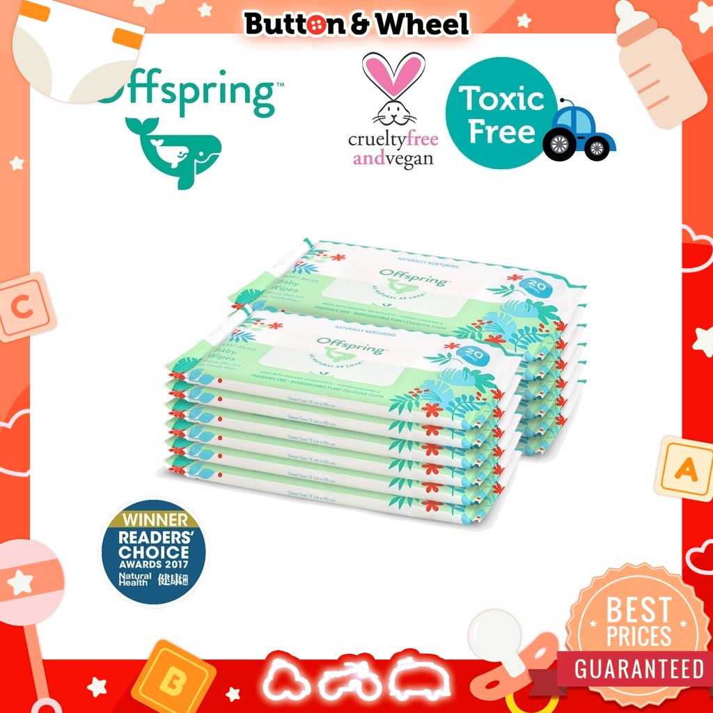 Offspring Wipes - Bundle Pack (12 x 20'ct) | Shopee Malaysia