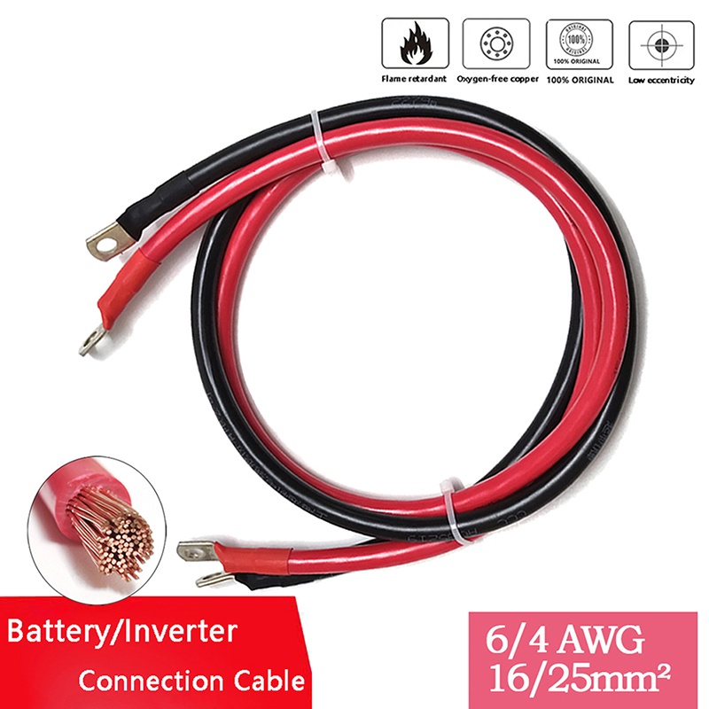 #good# Battery Inverter Cable Set with Terminals Car Battery Connection ...