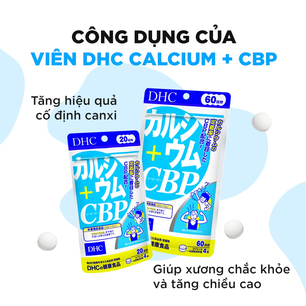 Dhc Calcium + CBP Calcium + CBP Supplements Help Strengthen Bones ...