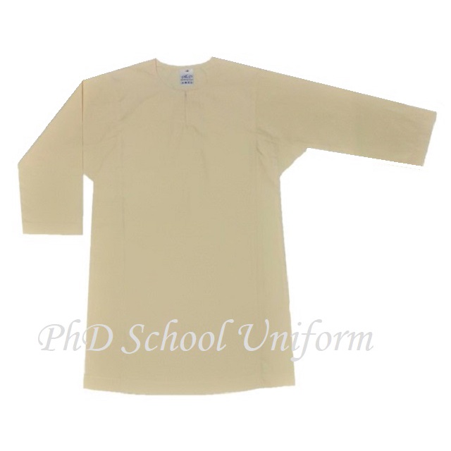 PhD School Uniform Size 20-28, SS, S, M, L, XL, XXL Beige Baju Kurung ...