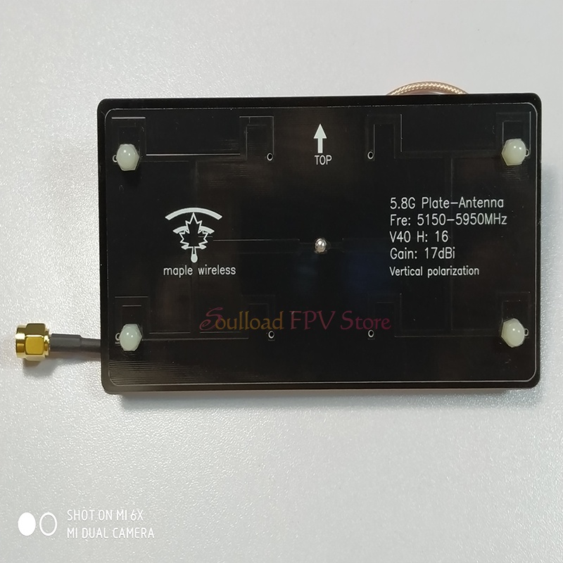 Maple 5.8G 17db High Gain Antenna for Arkbird AAT Auto Antenna Tracker Siyi HM30 HD Video Rx RC ...