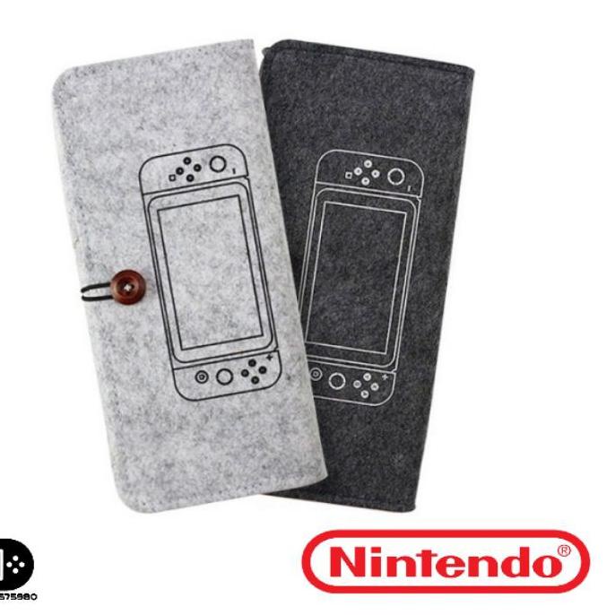 Pouch Nintendo Switch and Switch Lite Carrying Case V1 V2 OLED Bag Felt ...