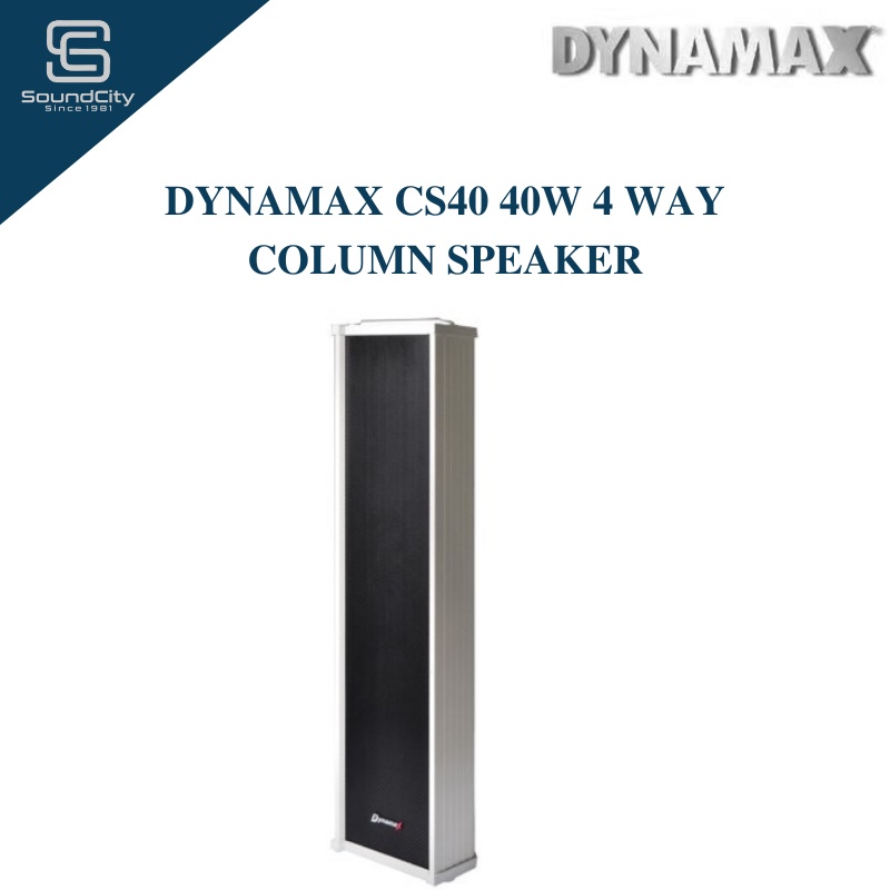 DYNAMAX CS40 40W 4 Way Column Speaker | Shopee Malaysia