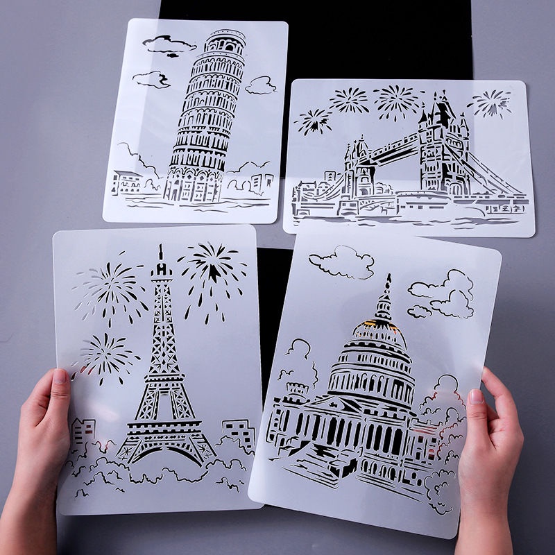 Architectural Painting Template Artifact Art Painting Template ...