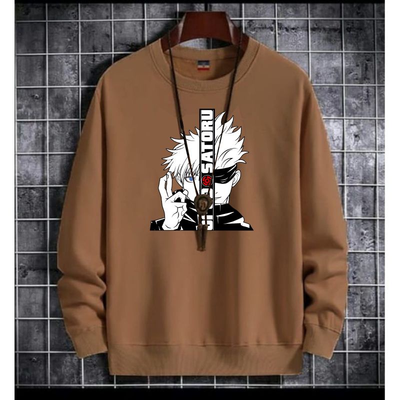 Gojo SATORU M-XXL Adult Crewneck Sweater For Adult Men | Shopee Malaysia