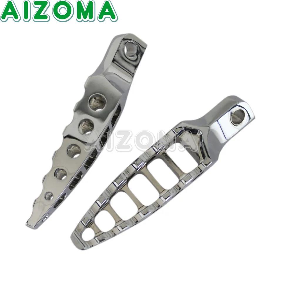 Motorcycles Chrome 45 Degree Male Mount Foot Pegs For Harley Dyna ...