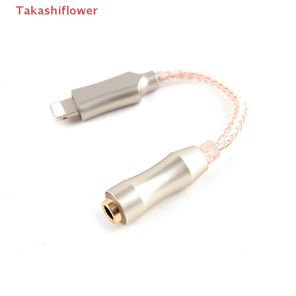 (Takashiflower) Lightning To 3.5mm DAC Earphone Amplifie Digital ...