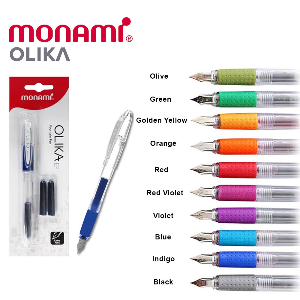 MONAMI OLIKA EF FOUNTAIN PEN 0.38MM | Shopee Malaysia