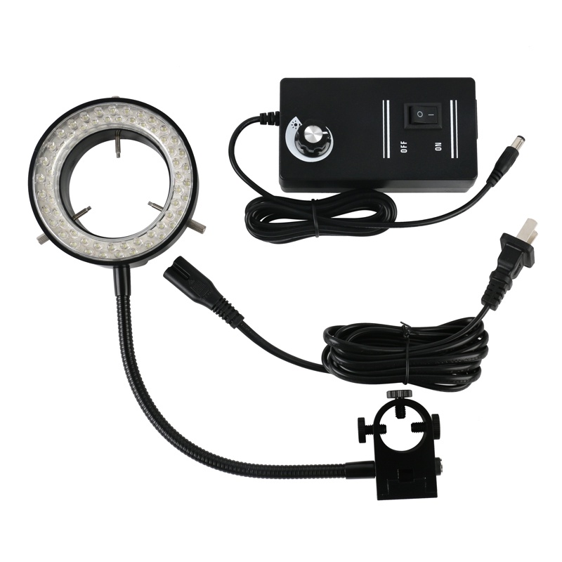 60 LED Adjustable Ring Side Light Illuminator Lamp 100V-240V 22.5mm Or ...