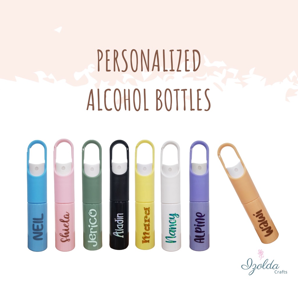 Personalized / Customized Alcohol Spray Bottle - Hook Type | Alcohol ...