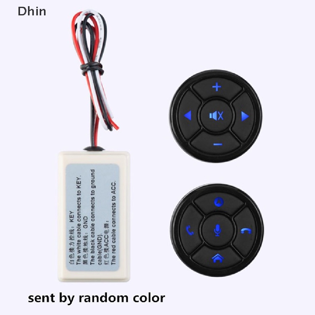 [Dhin] Universal Car Steering Wheel Remote Controller 10 Key Remote ...