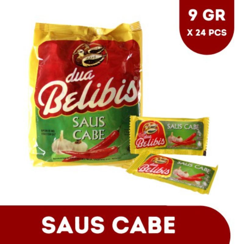 Two BELIBIS CABE SAUCE SACHET 9 GRAM × 24 PCS | Shopee Malaysia