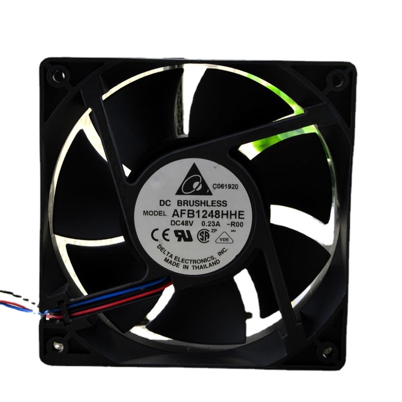 New Original For Delta AFB1248HHE 12CM 12038 48V 0.23A 3 Wires Cooling Fan 120*120*38mm | Shopee ...