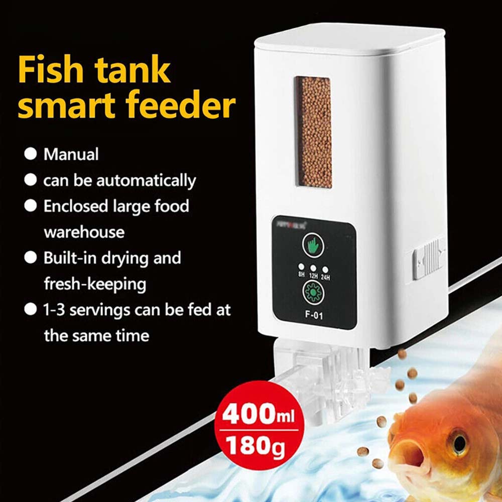 Auto Feeder Automatic Small and Big Aquarium Food Dispenser Feeding ...