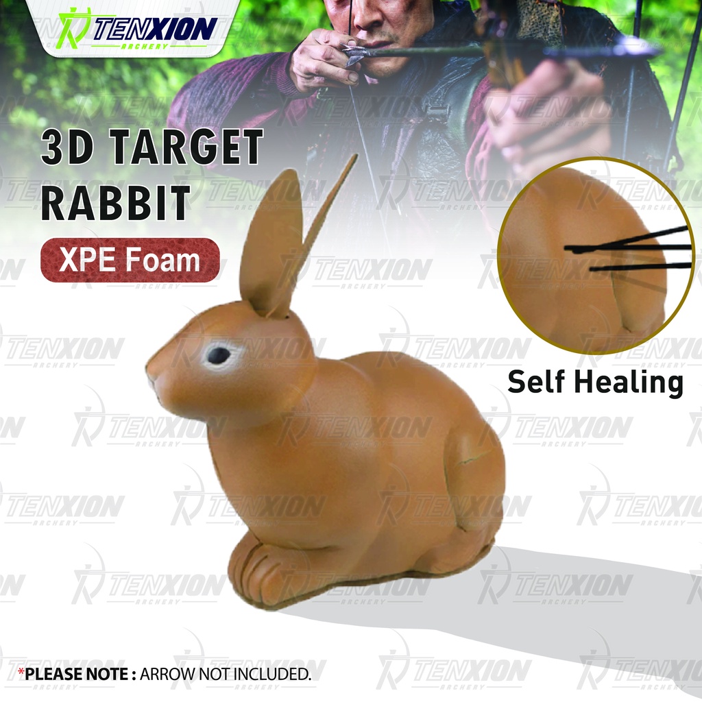 TenXion Archery High Density EVA XPE 3D Target Sitting Rabbit Arnab ...