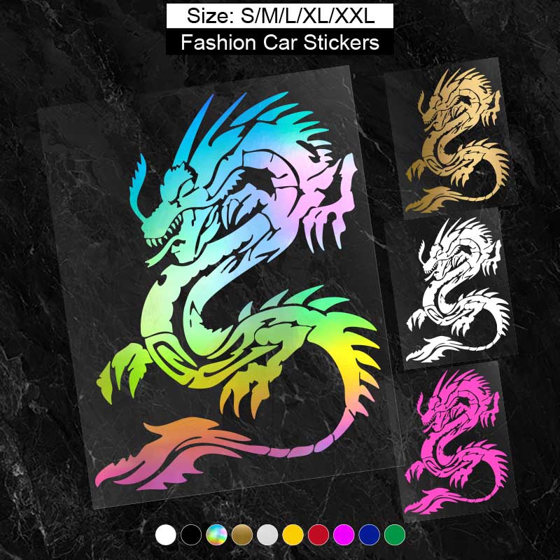 Fashion Dragon Car Stickers Car Body Decoration Car Accessories ...
