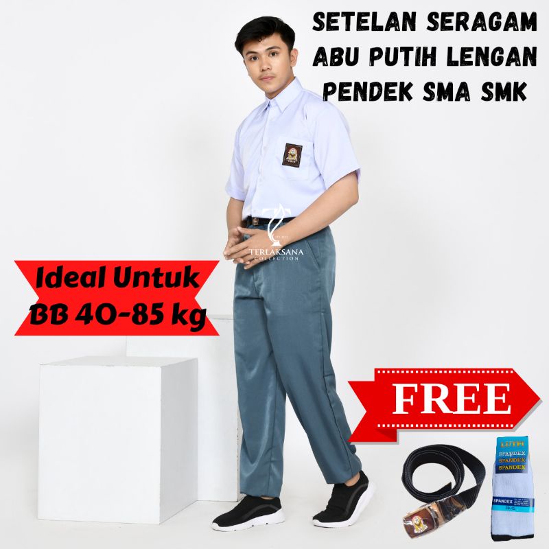 Short Sleeve HIGH SCHOOL UNIFORM SET | Shopee Malaysia
