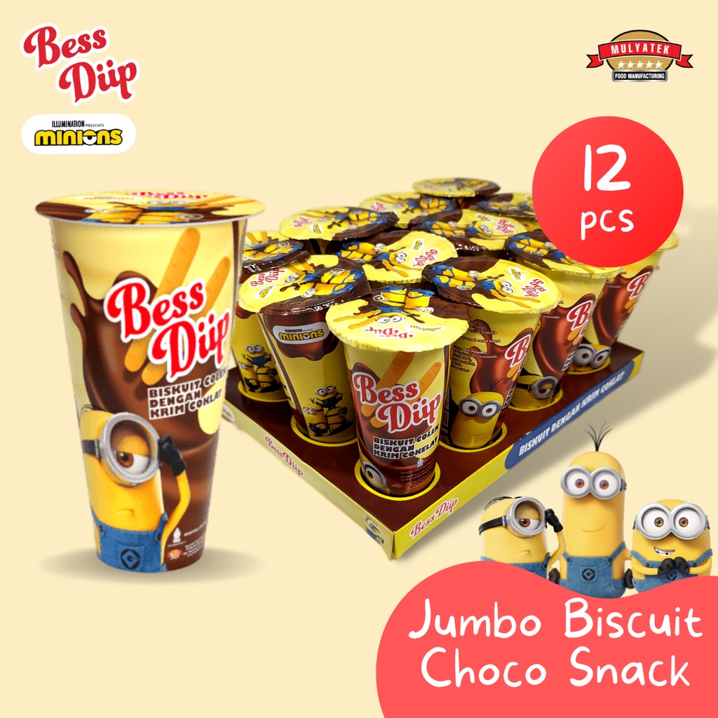 Bess Diip Minions Chocolate Snack Jumbo Chocolate Biscuit Stick ...
