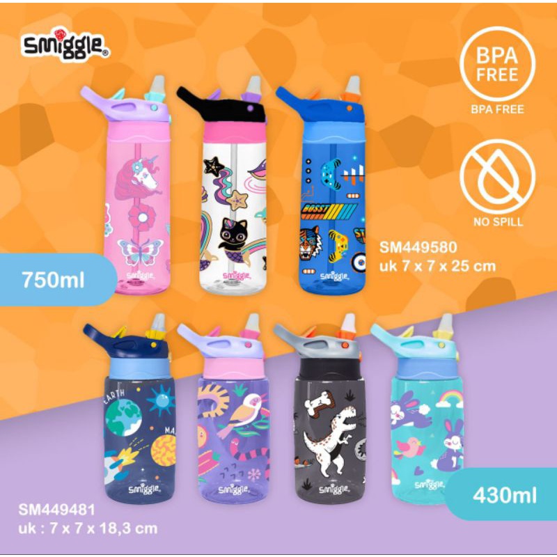 Smiggle space navy Bottle | Shopee Malaysia