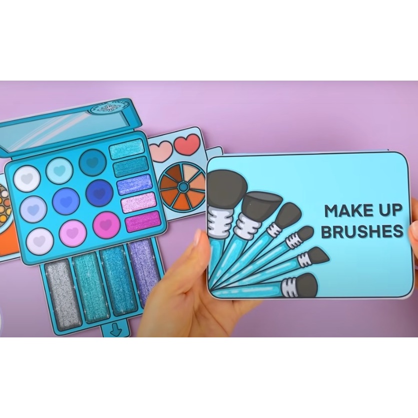 Paper Doll Toys Viral Disassembly - Make Up Kit | Shopee Malaysia