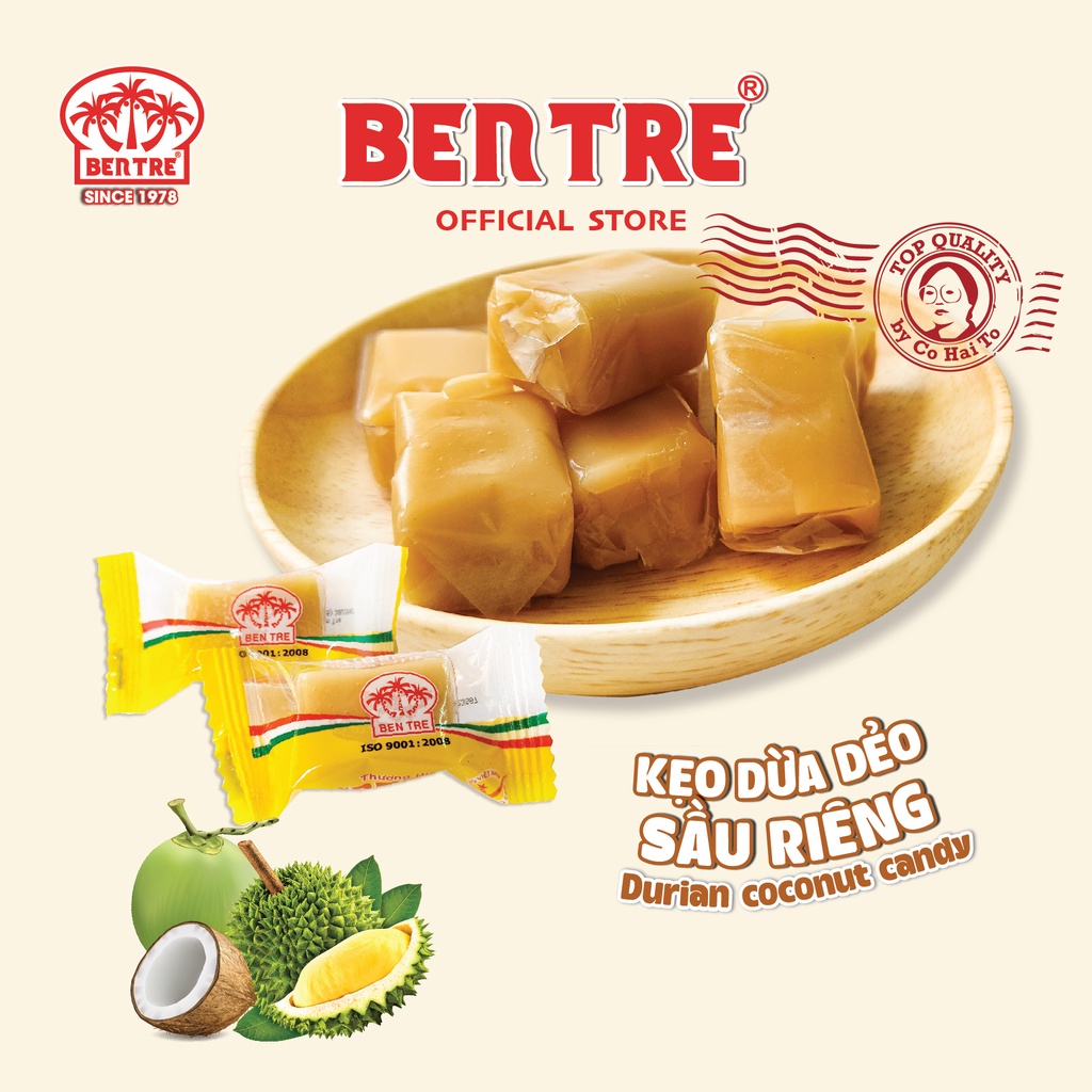 Genuine Hai To Ben Tre Durian Coconut Candy Box 250g | Shopee Malaysia
