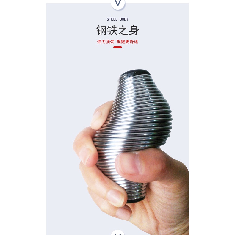 Spring Grip Hand Finger Strength Trainer Gripper Fitness Exercise ...
