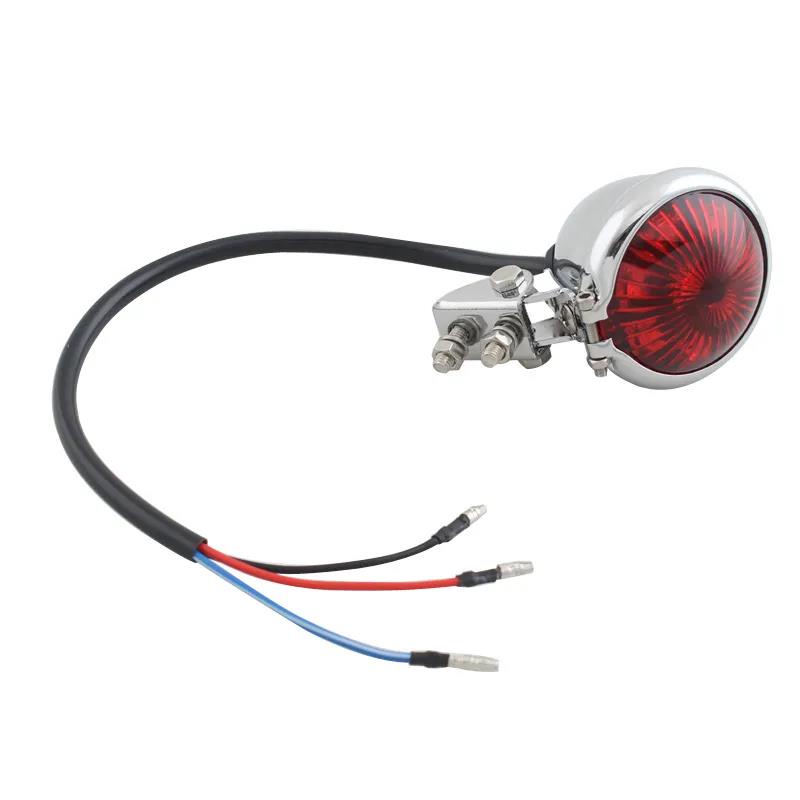 Motorcycle 12V LED Tail light Brake Running Light For Harley Yamaha ...