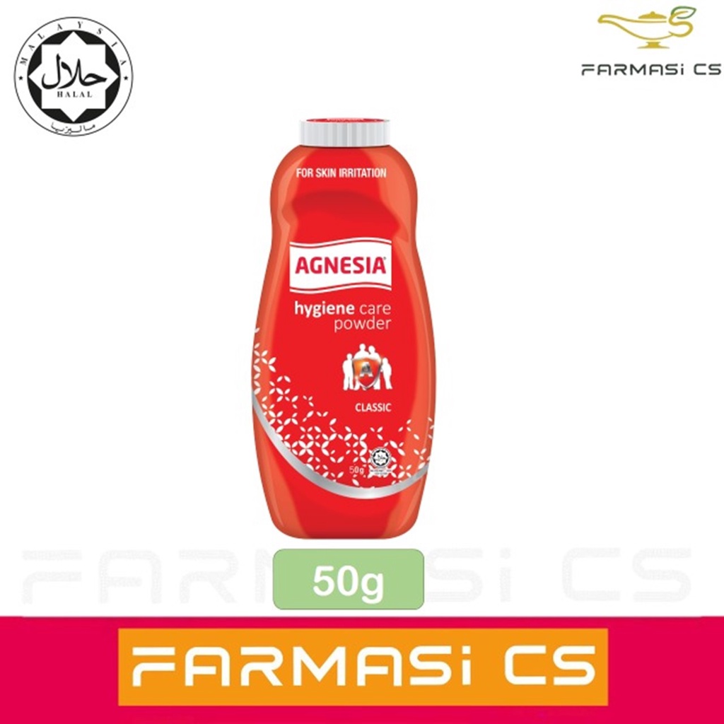 Agnesia Hygiene Care Powder 50g EXP:07/2027 [ Classic, For Skin ...