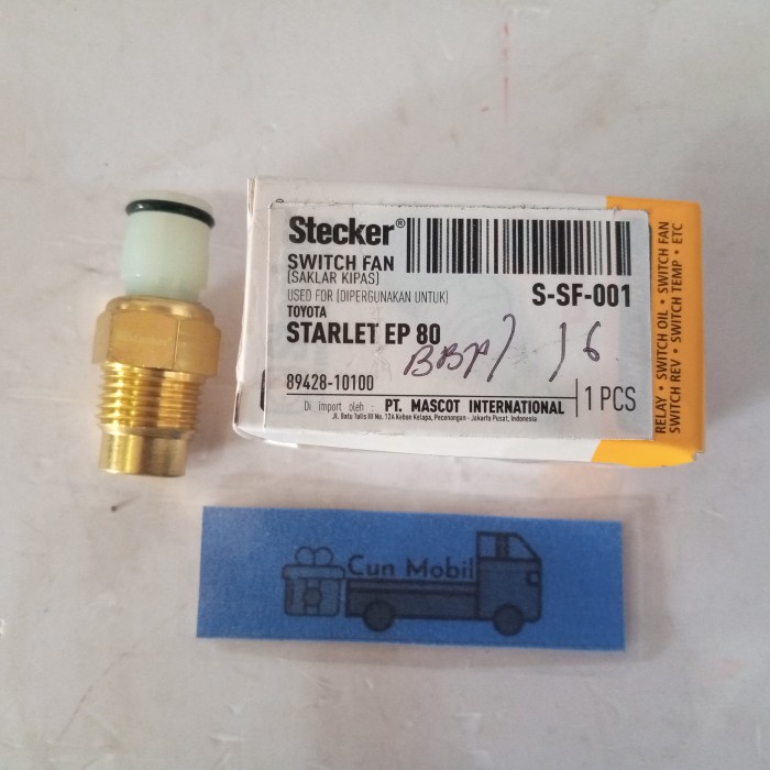 Switch extra fan starlet ep 80 Brand stecker sf 001 shintajojoini | Shopee Malaysia