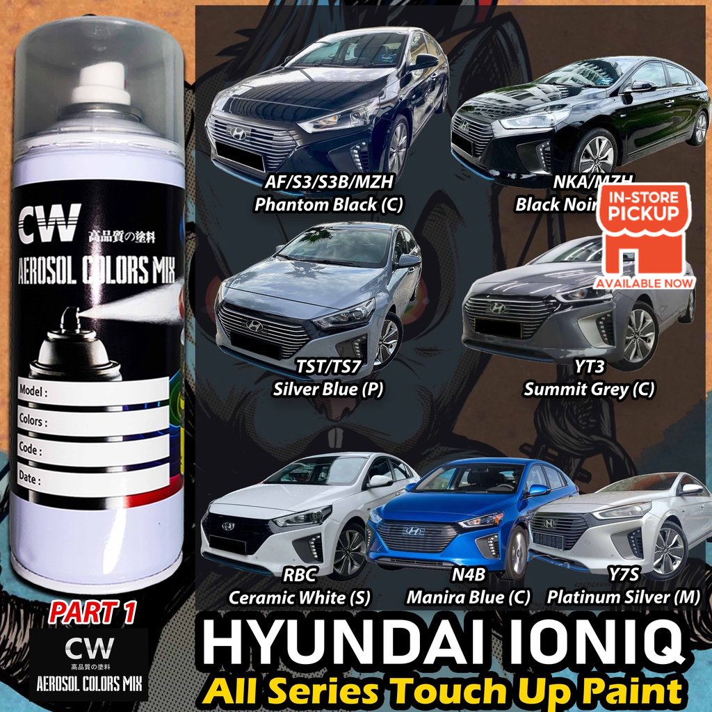 [ HYUNDAI IONIQ ] Touch Up Paint Color CW Aikka Aerosol DIY Cat Spray ...