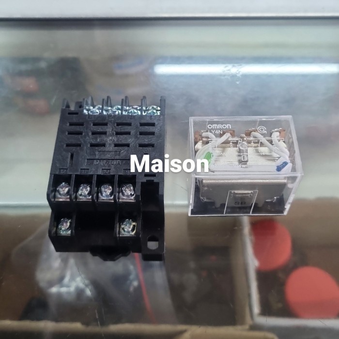 Omron relay LY4N 24VDC+Socket | 14pin relay - relay Only | Shopee Malaysia