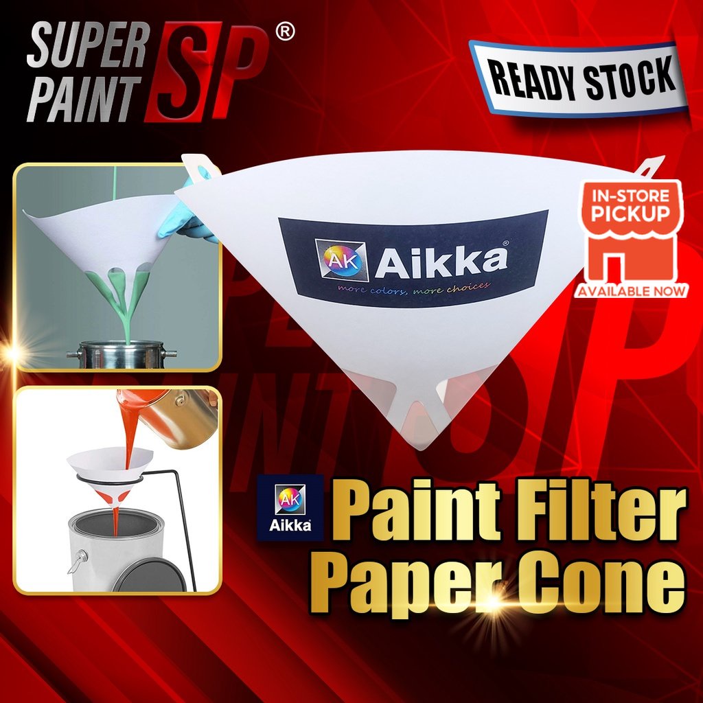 Aikka Filter Cup/Penapis Cat Kertas/Penapis Cat Filter Kertas/Nylon ...