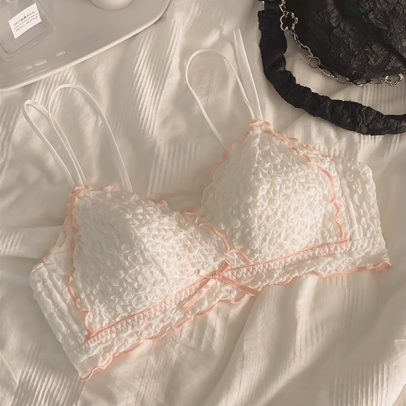 Creamy Sweet Puff Underwear Summer Thin Style Female Big Breasts Look ...