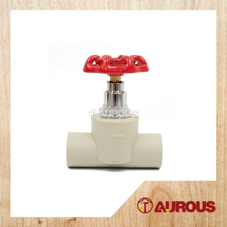 PPR STOP VALVE WITH RED METAL HANDLE STOP COCK | Shopee Malaysia