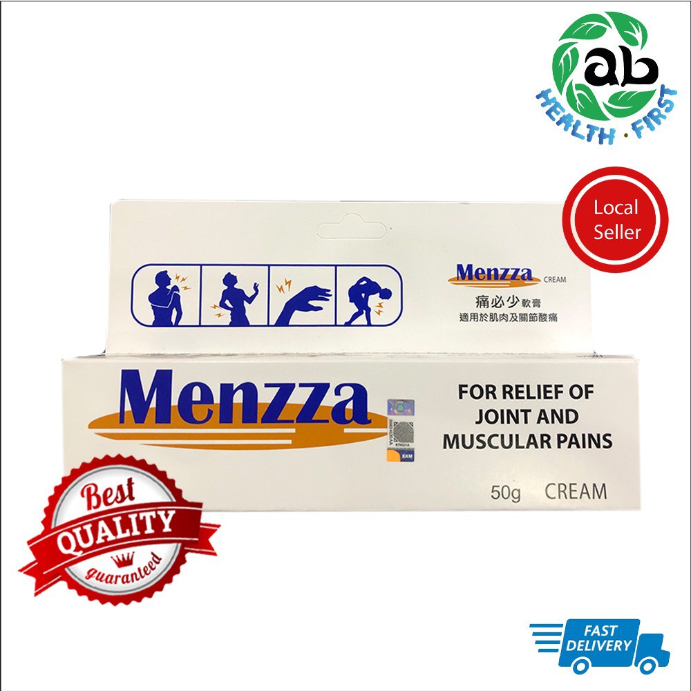 Menzza Cream Relief for Joint and Muscular Pain 50g EXP: 3/2025 ...