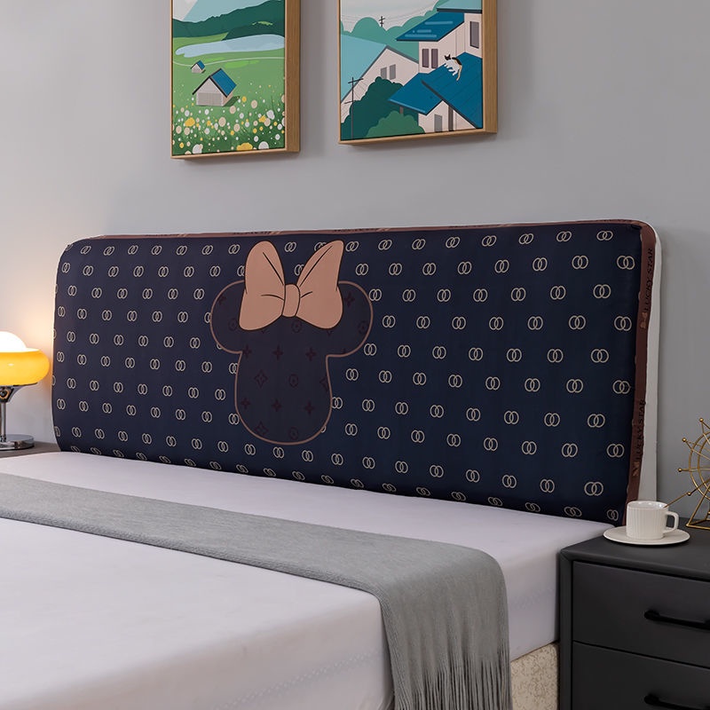 Elastic Universal All-Inclusive Bedside Cover Removable Washable Simple ...
