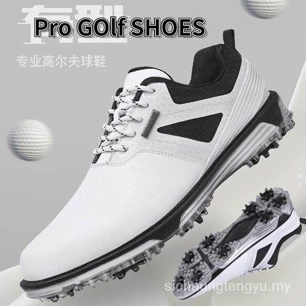 New Professional Golf Shoes Waterproof Sports Shoes Rotating Buckles ...