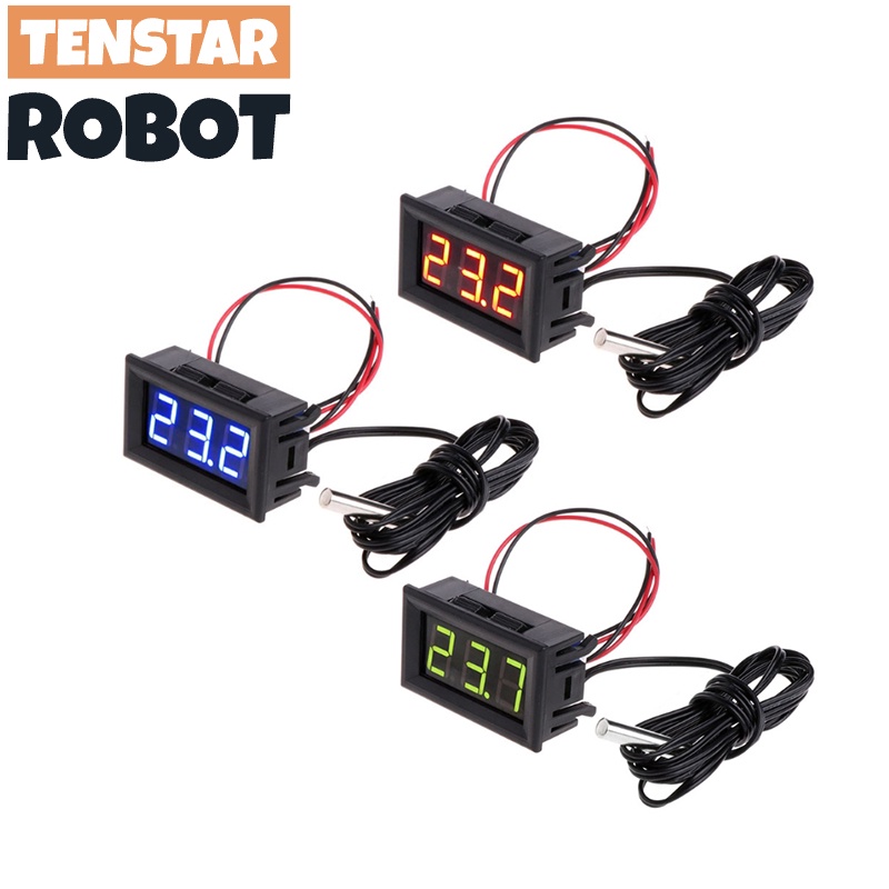 0.56" 5V 12V LED Digital Thermometer Car Indoor Outdoor Incubator ...
